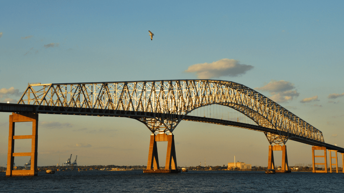 U.S Baltimore Bridge Collapse as Container Ship Collides The Bridge 2024